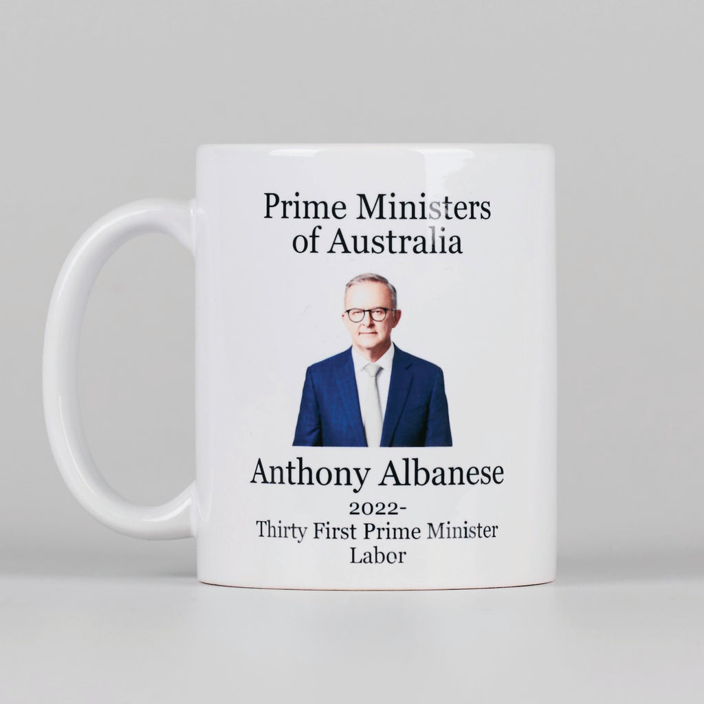 Prime Minister Mug – Anthony Albanese – Parliament Shop